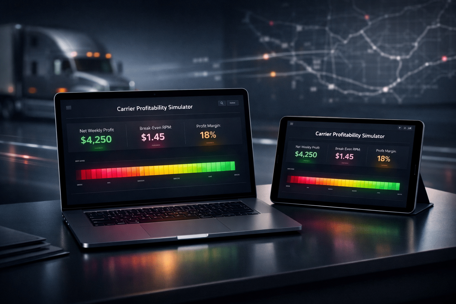 Carrier Profitability Simulator | Truck Profit Calculator
